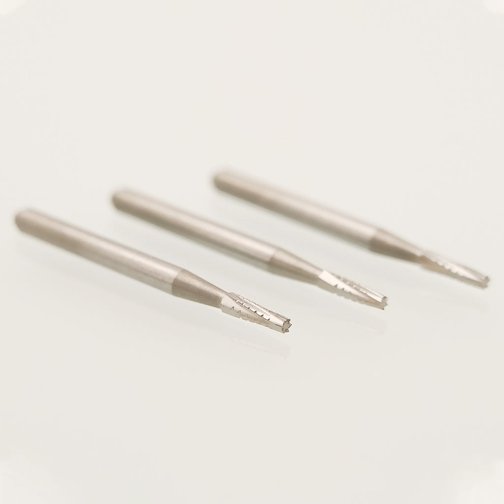 Dental Carbide Burs Taper Flat End Cross Cut FG 701 — yepdent