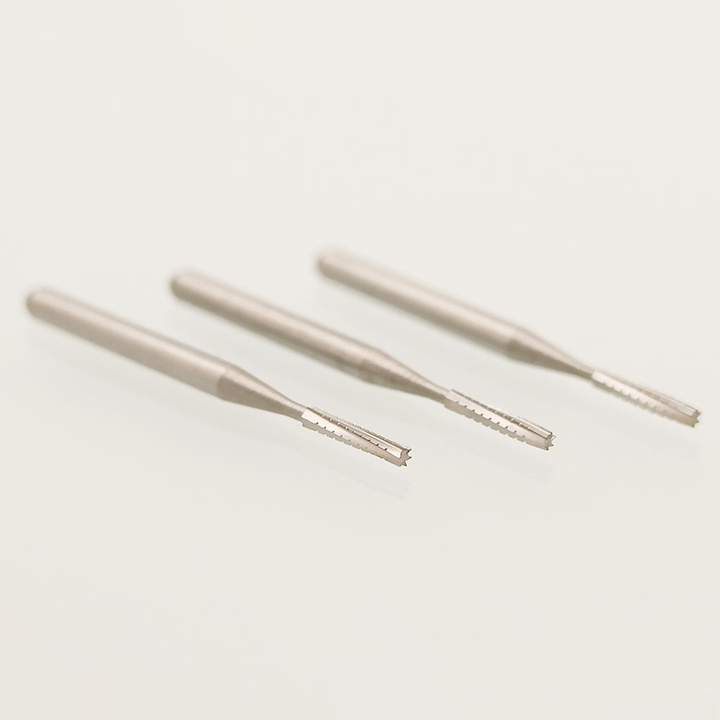 Dental Carbide Burs Straight Flat End Cross-Cut FG Long 556 / FG 556L ...