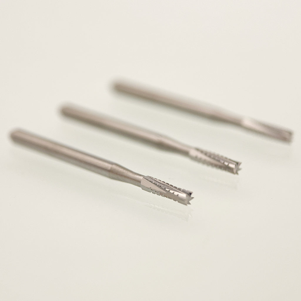 Dental Carbide Burs Straight Flat End Cross-Cut FG Long 559 — yepdent