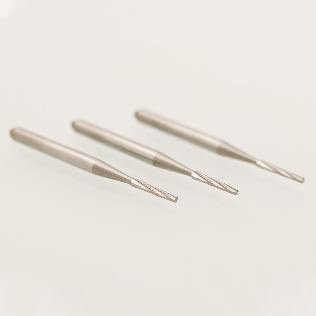 Dental Carbide Burs Taper Flat End Cross-Cut FG Long 699 / FG 699L ...