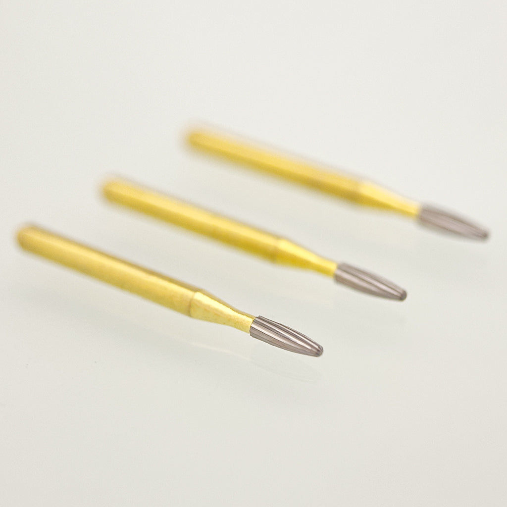 Dental Carbide Burs Trimming & Finishing Bullet FG 7803 — yepdent